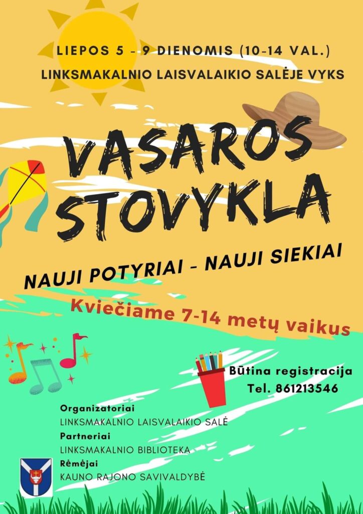Įsibėgėjo vaikų vasaros stovyklos! - Samylų kultūros centras